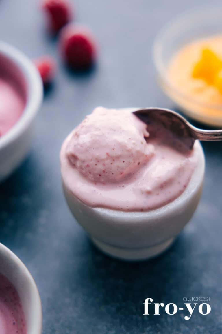 Frozen Yogurt (In Under 10 Minutes!) - Chelsea's Messy Apron