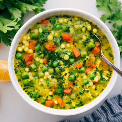 Couscous Soup (Cold-Buster!) - Chelsea's Messy Apron