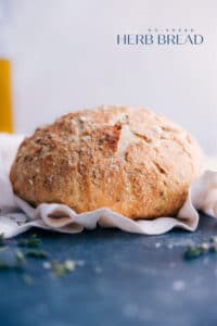 Herb Bread (No Knead!) - Chelsea's Messy Apron
