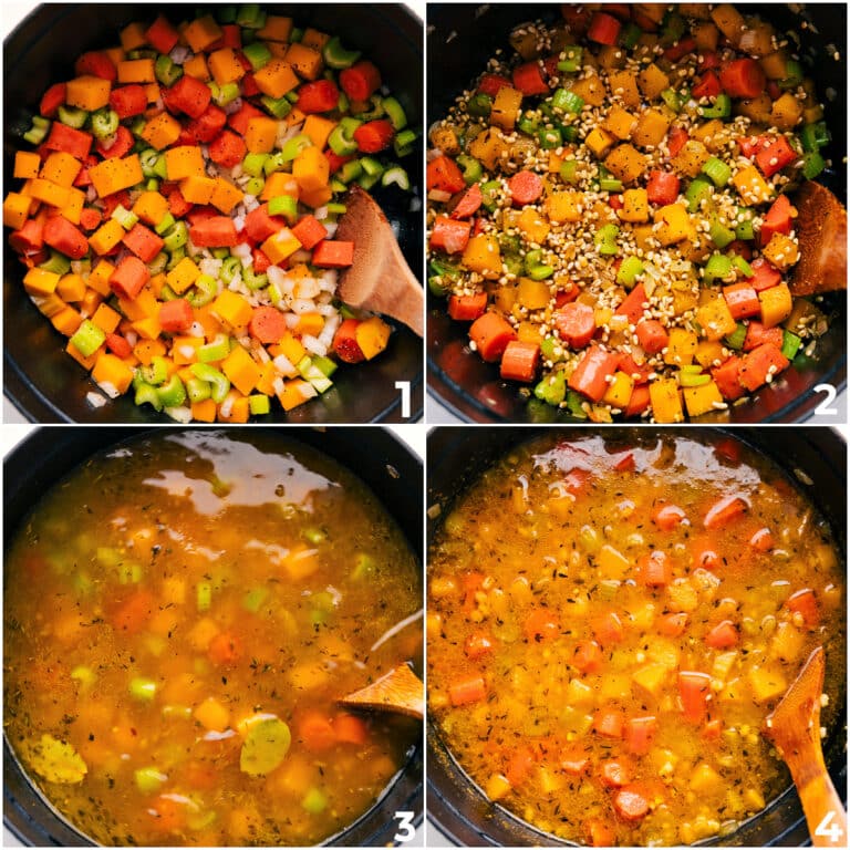 Vegetarian Barley Soup - Chelsea's Messy Apron