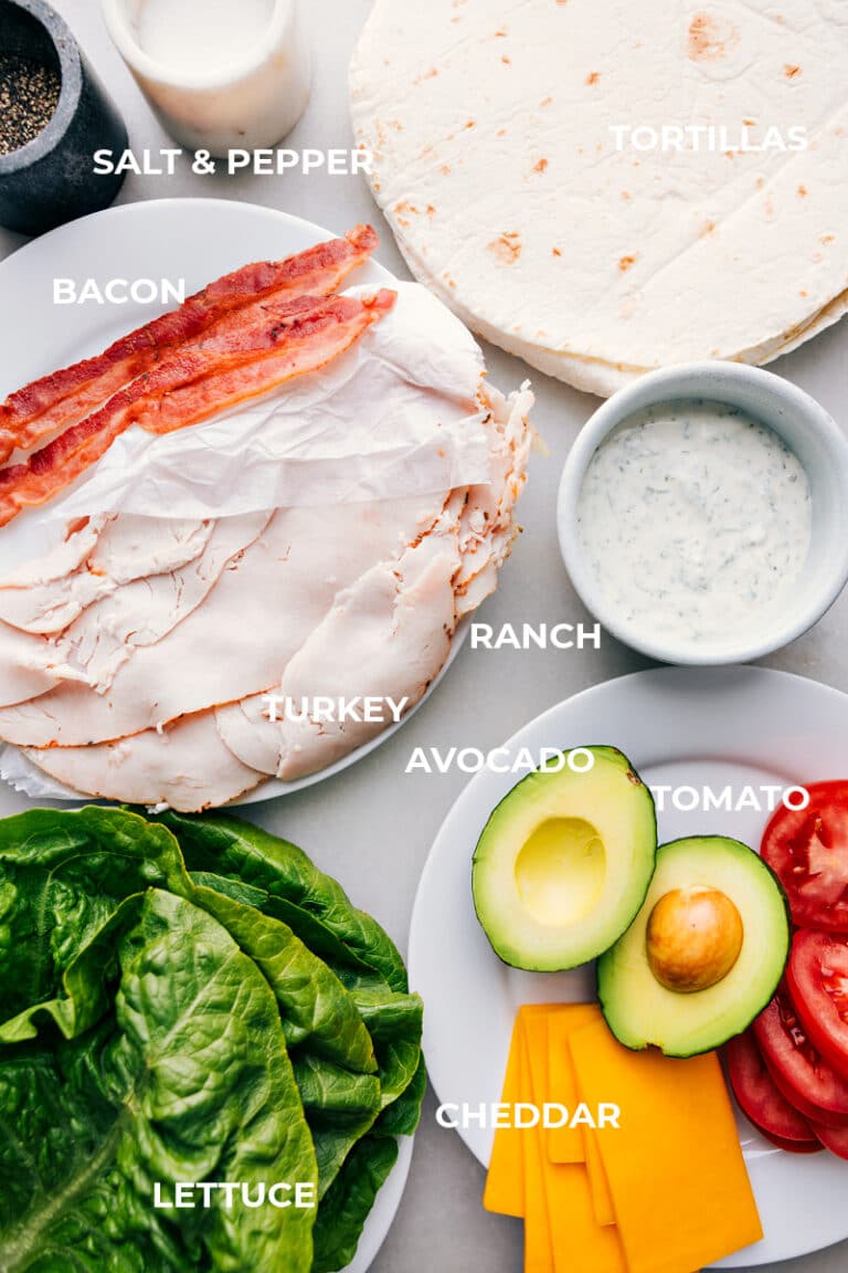 Turkey Avocado Wrap - Chelsea's Messy Apron