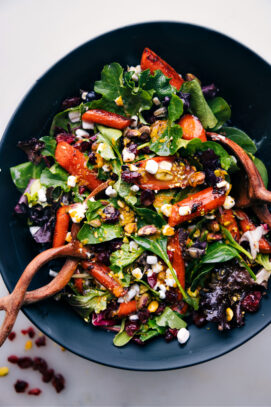 Roasted Carrot Salad - Chelsea's Messy Apron