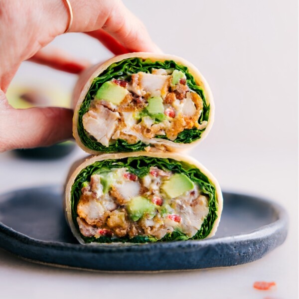 Chicken Bacon Avocado Wraps - Chelsea's Messy Apron