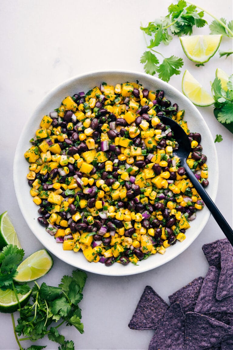 Mango Black Bean Salsa - Chelsea's Messy Apron