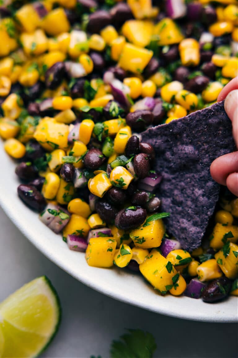 Mango Black Bean Salsa - Chelsea's Messy Apron