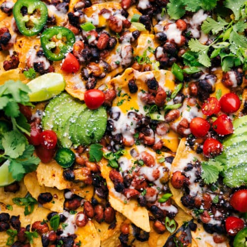 Vegetarian Nachos - Chelsea's Messy Apron