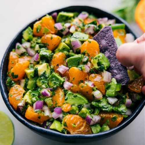 Avocado Orange Salsa - Chelsea's Messy Apron