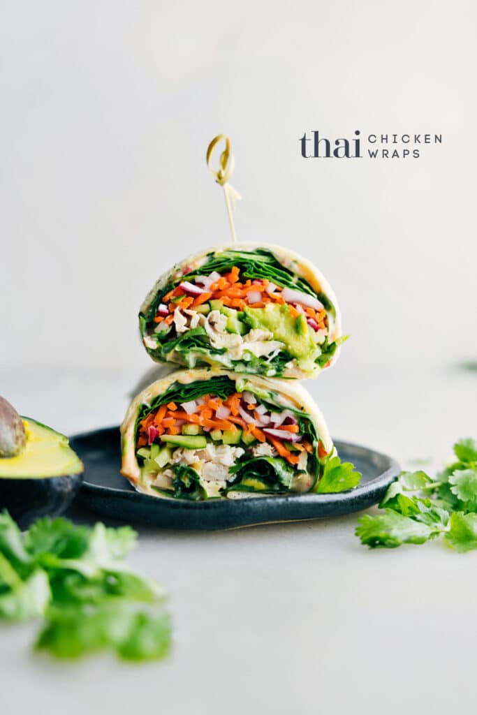 Thai Chicken Wraps - Chelsea's Messy Apron