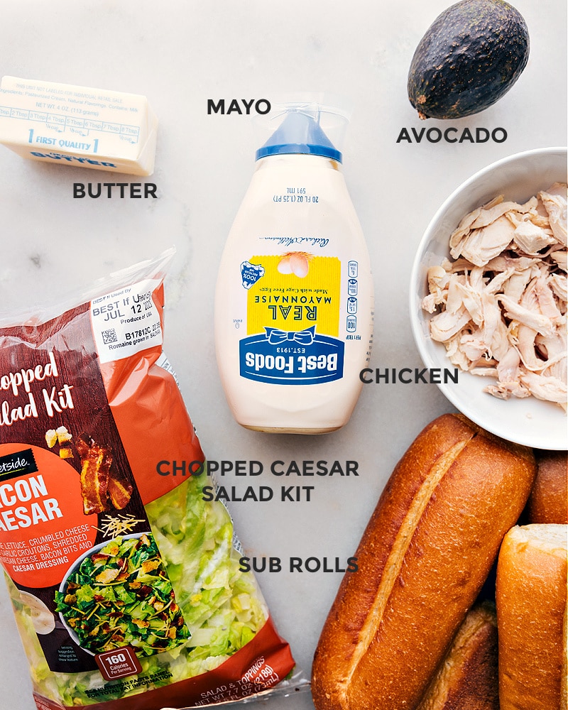 Chicken Caesar Sandwich - Chelsea's Messy Apron