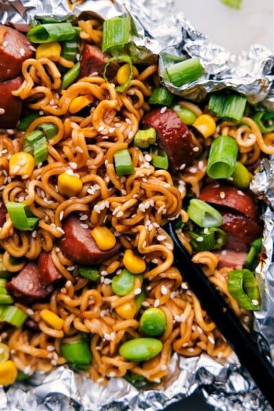 Foil Pack Ramen Noodles - Chelsea's Messy Apron