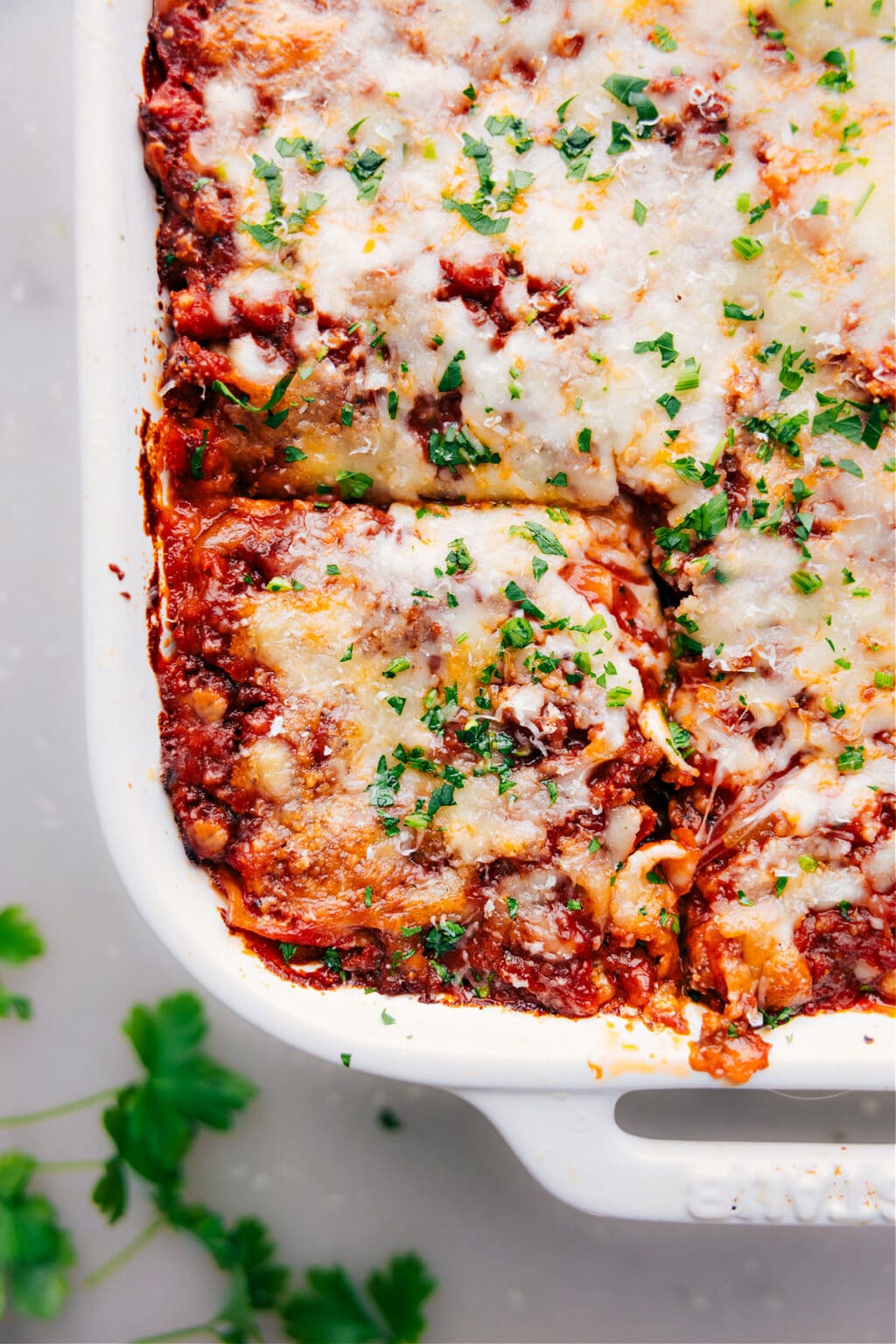 The Very Best Lasagna Recipe - Chelsea's Messy Apron