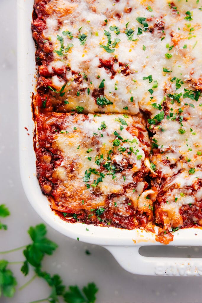 The Very Best Lasagna Recipe - Chelsea's Messy Apron