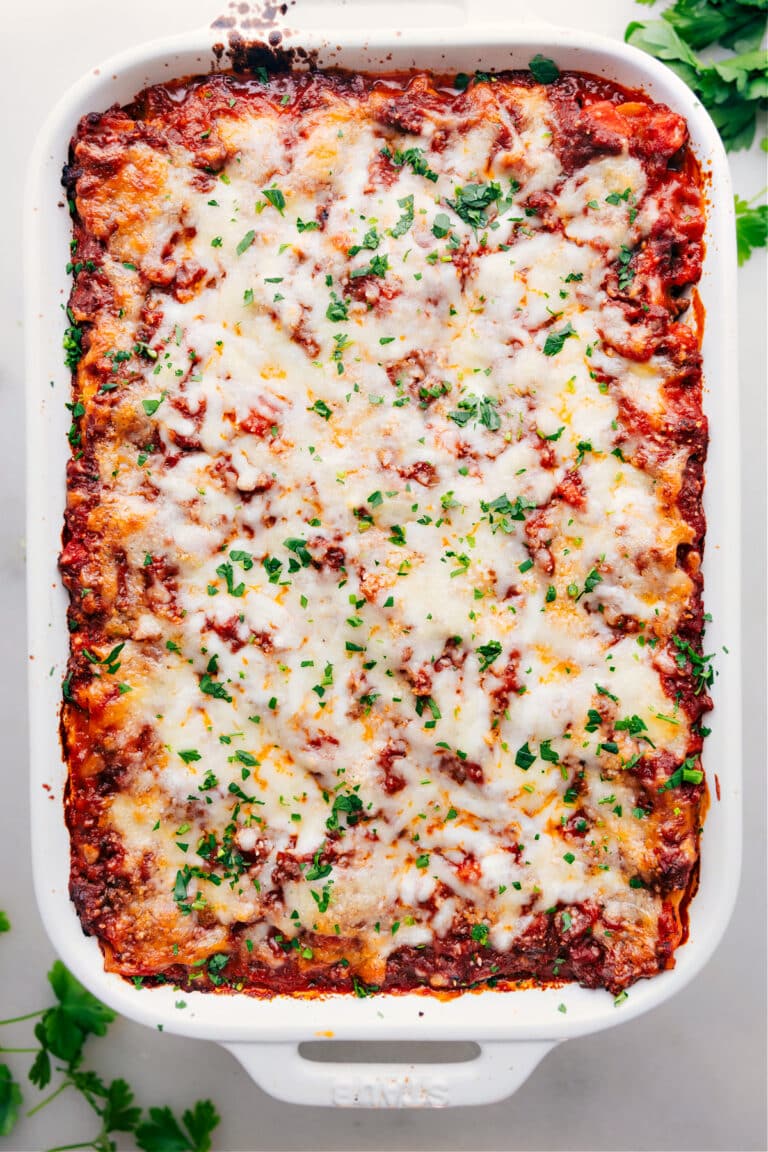 The Very Best Lasagna Recipe - Chelsea's Messy Apron