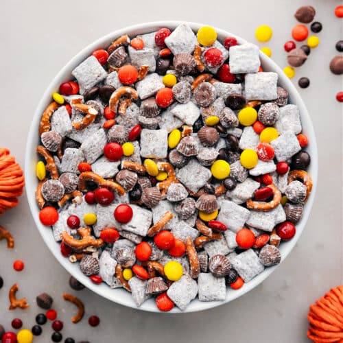 Fall Muddy Buddies - Chelsea's Messy Apron