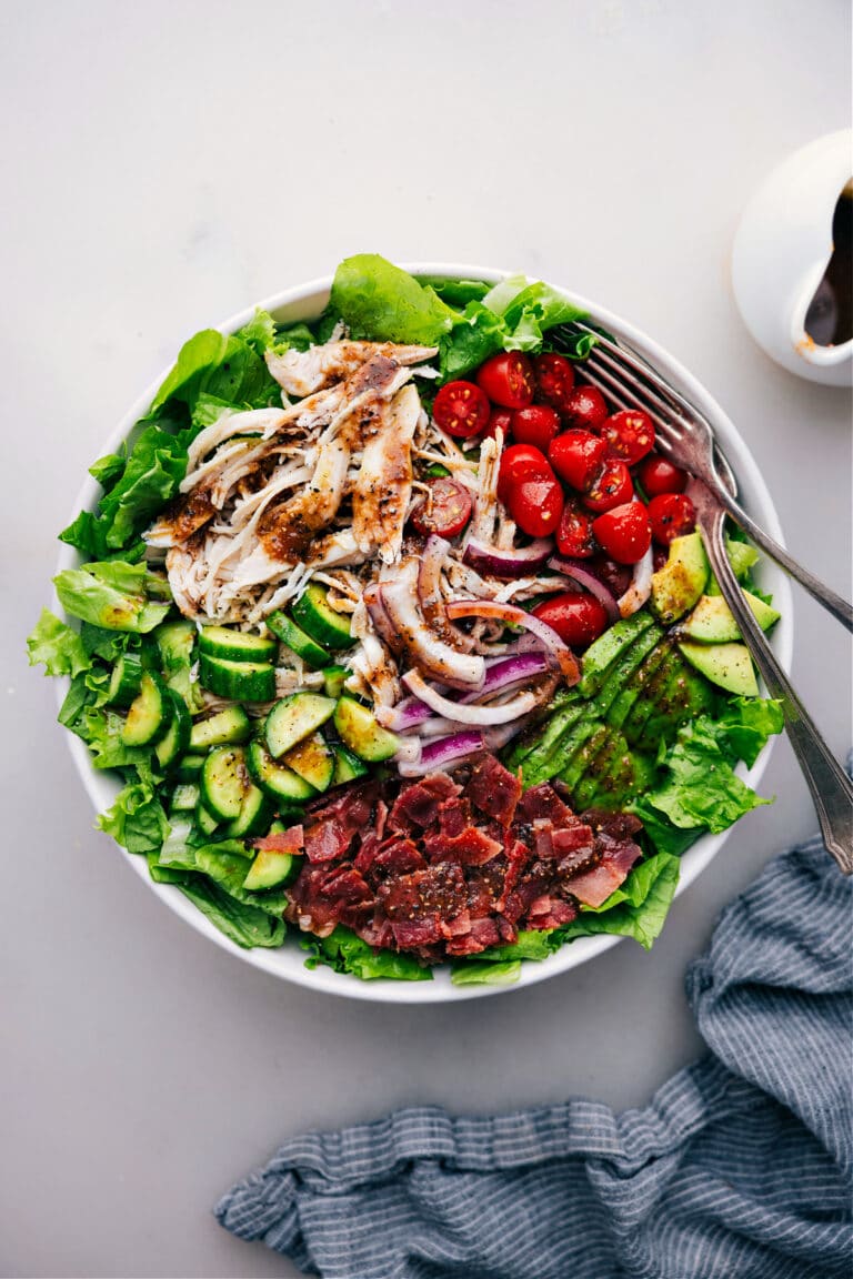 Turkey Bacon Avocado Salad - Chelsea's Messy Apron