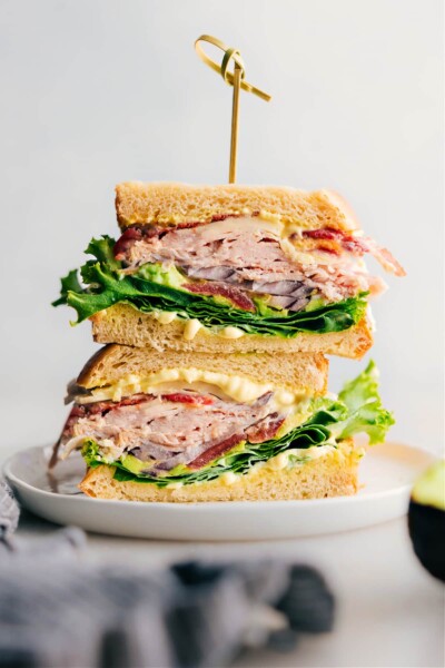 Turkey Bacon Avocado Sandwich - Chelsea's Messy Apron