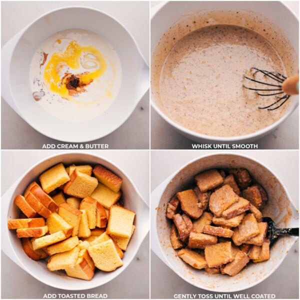 Raspberry Bread Pudding - Chelsea's Messy Apron