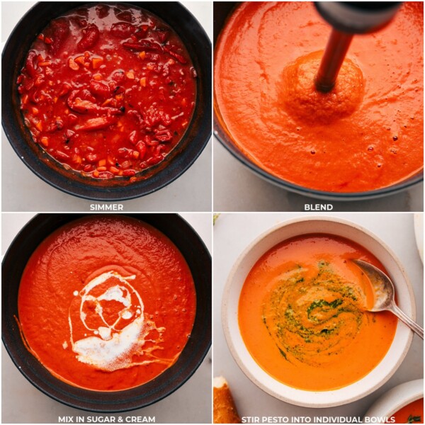 Roasted Red Pepper Soup - Chelsea's Messy Apron