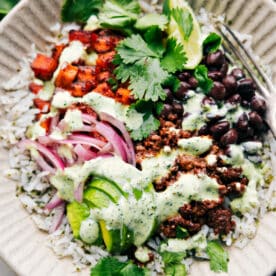 Beef Burrito Bowl Recipe - Chelsea's Messy Apron