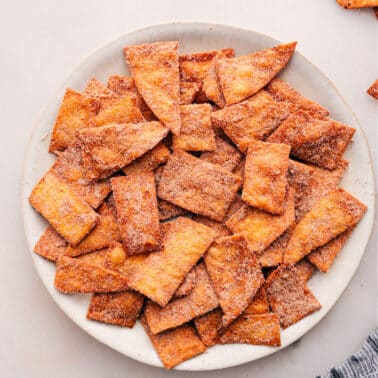 Cinnamon Sugar Chips - Chelsea's Messy Apron