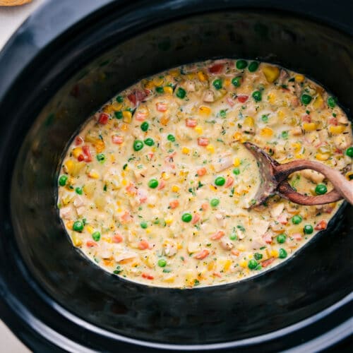 Crockpot Chicken Pot Pie - Chelsea's Messy Apron