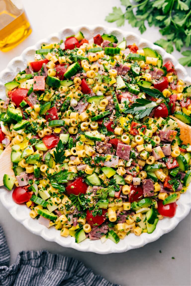 Italian Grinder Pasta Salad - Chelsea's Messy Apron