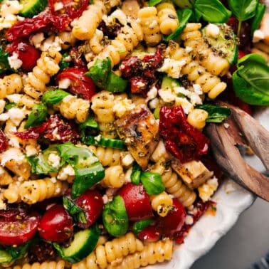 Marry Me Chicken Pasta Salad - Chelsea's Messy Apron