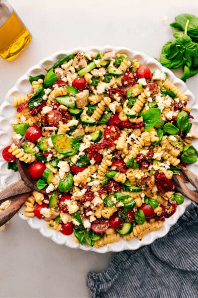 Marry Me Chicken Pasta Salad - Chelsea's Messy Apron