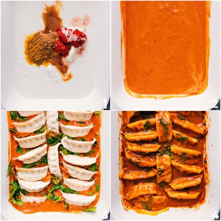 One Pan Dumpling Dinner - Chelsea's Messy Apron