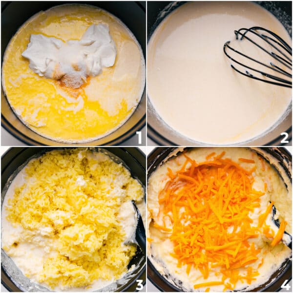 Cheesy Mashed Potatoes - Chelsea's Messy Apron