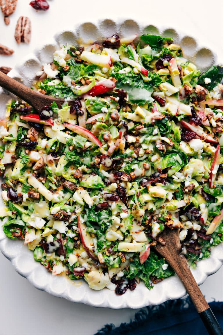 Brussel Sprout Salad Recipe - Chelsea's Messy Apron