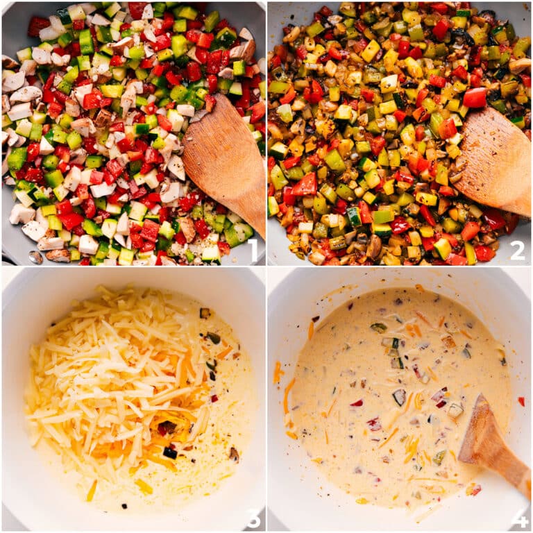 Veggie Quiche Recipe - Chelsea's Messy Apron