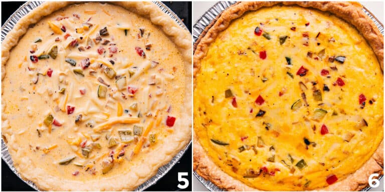 Veggie Quiche Recipe - Chelsea's Messy Apron