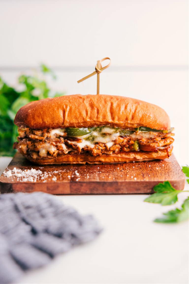 Chicken Philly Cheesesteak Recipe - Chelsea's Messy Apron