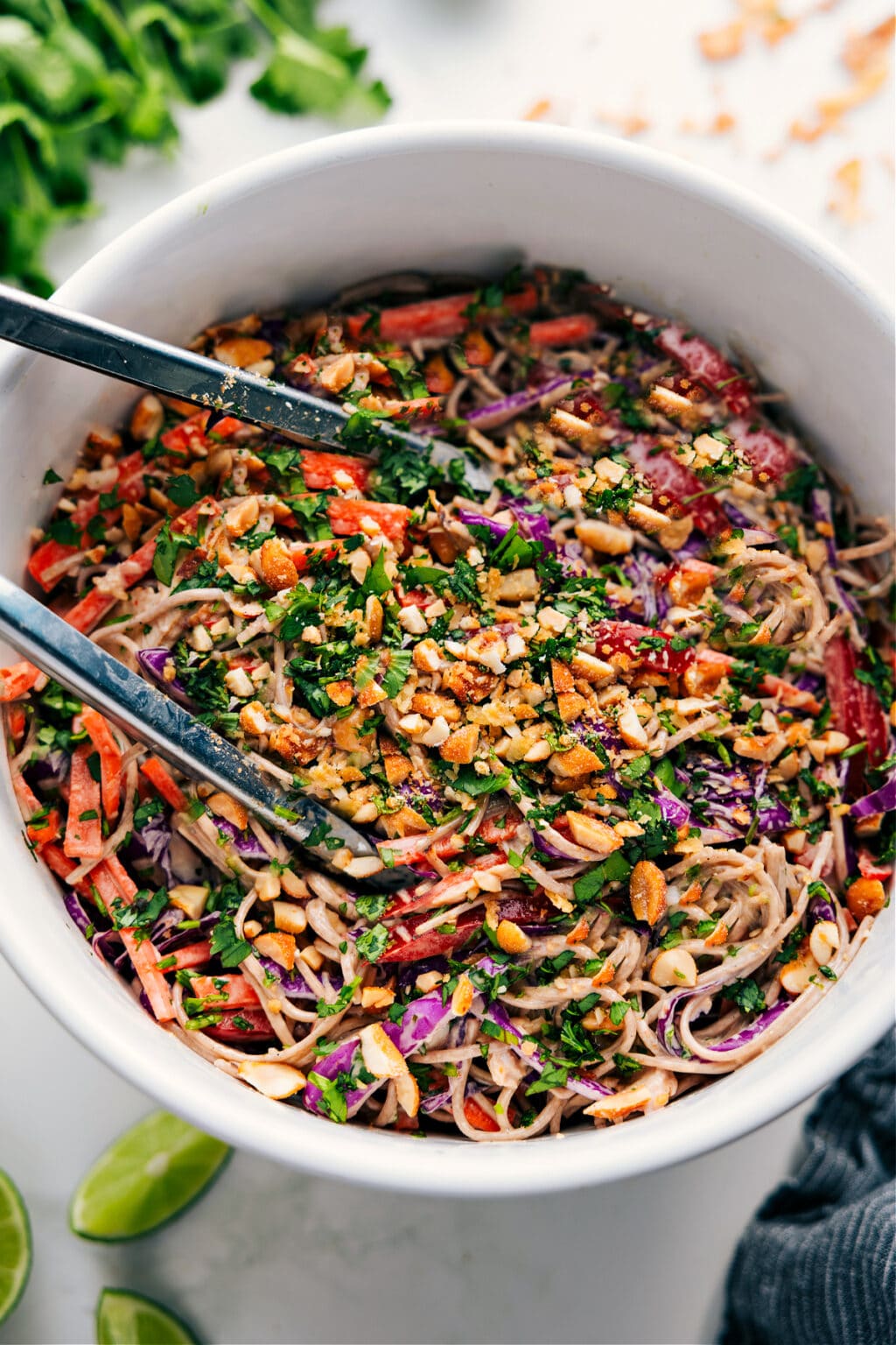 Soba Noodle Salad Recipe (AKA Bang Bang Chicken Salad!) - Chelsea's ...