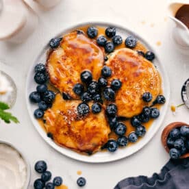Blueberry Pancake Recipe - Chelsea's Messy Apron