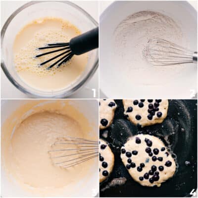 Blueberry Pancake Recipe - Chelsea's Messy Apron