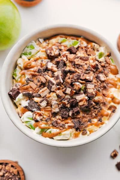 Snickers Salad Recipe - Chelsea's Messy Apron